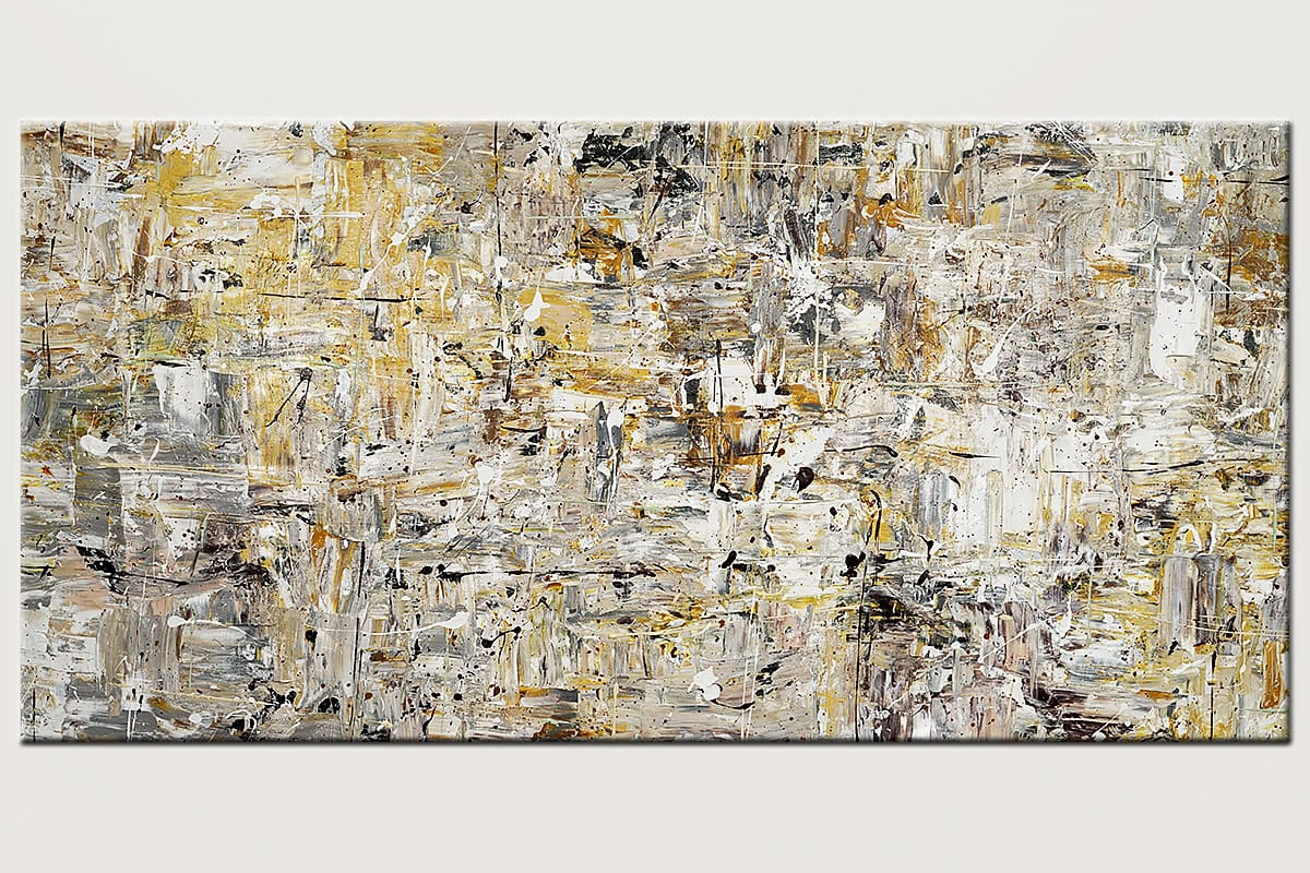 Always Forward Extra Large Neutral Painting