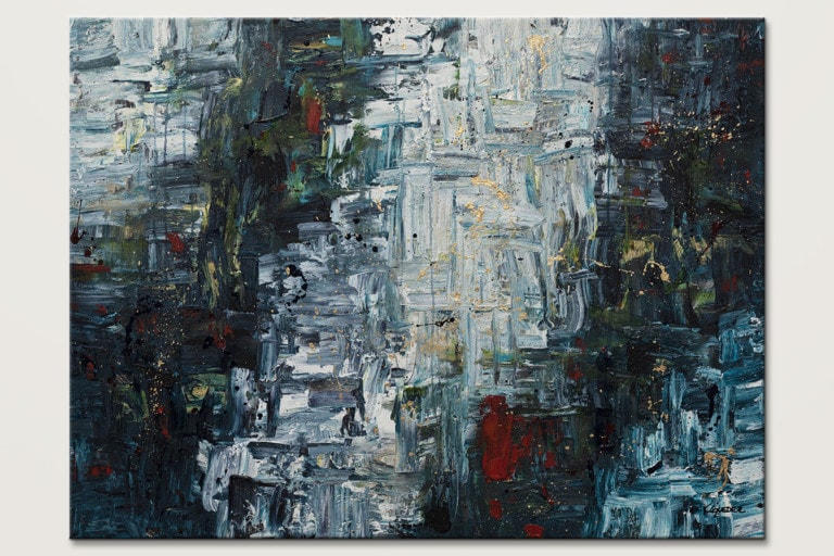 Modern Abstract Art Painting for Sale Calming Falls | Hand made with ...