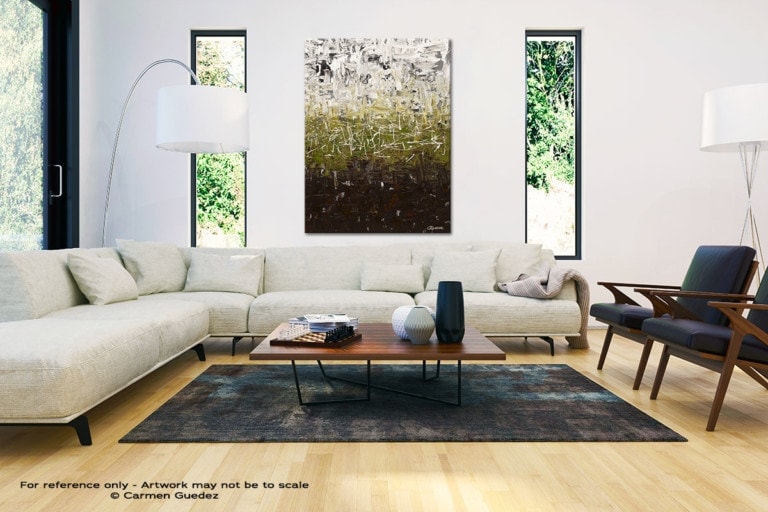 Original Abstract Painting Musing | Canvas Wall Art with Lots of ...