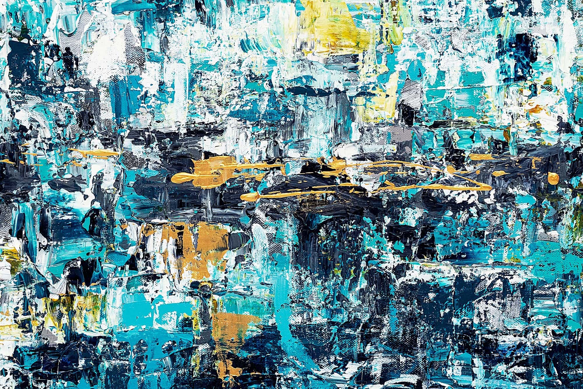 Contemporary Abstract Art Painting New Possibilities | Blue Abstract ...