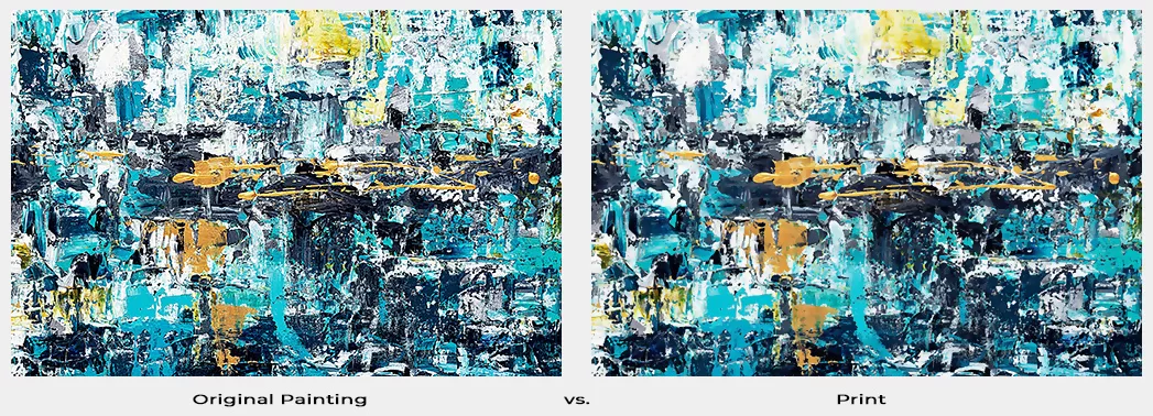 Print Vs Original Painting Difference And Comparison CGMODERNART