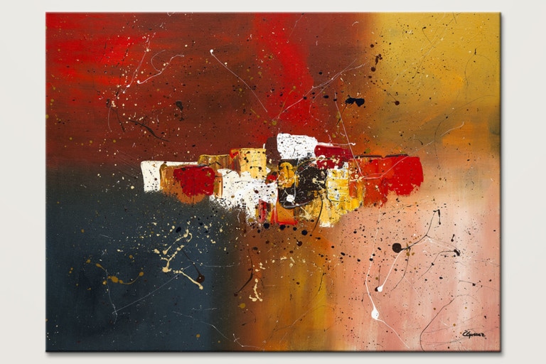 Back Home Abstract Dreams Supernova – Colorful Abstract Painting